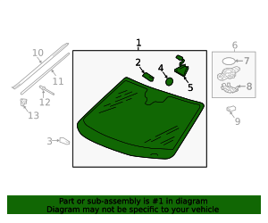 2023-2024 Volkswagen Taos Windshield 2GJ-845-011-S-NVB | VWPARTSCA.com