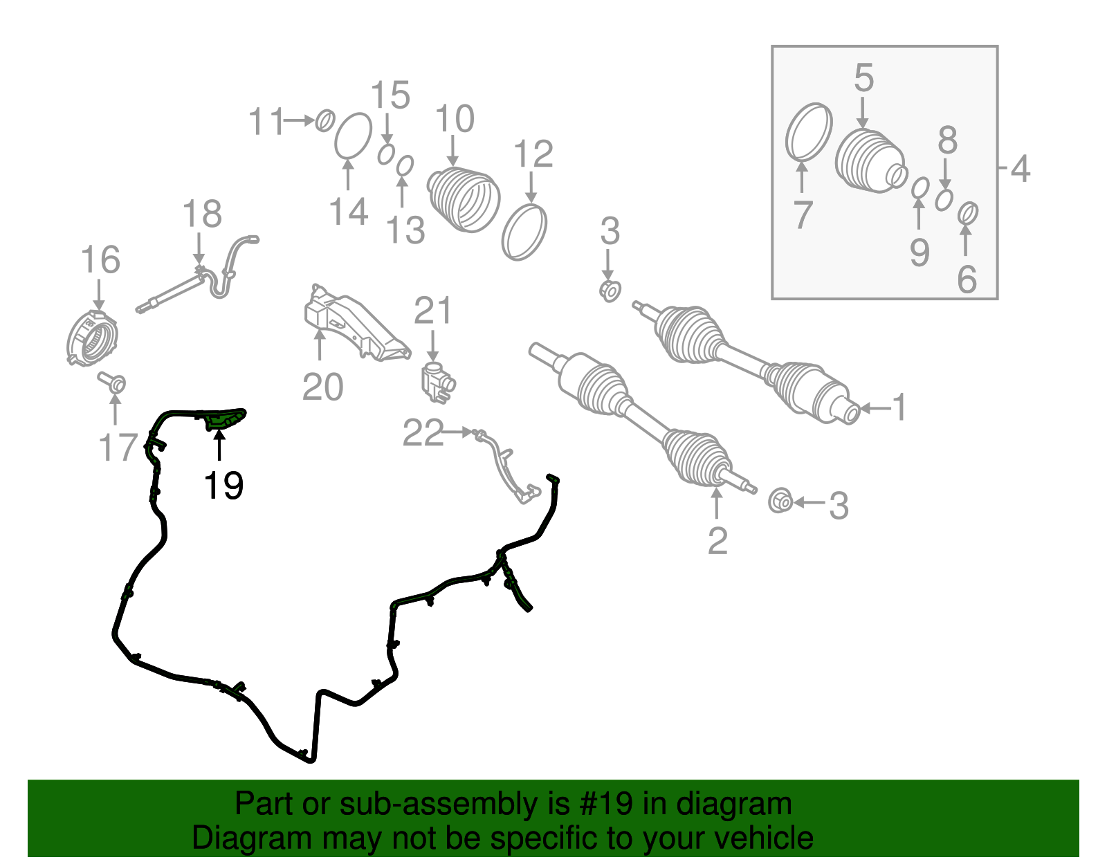 JL3Z-7A785-B - Vacuum Tube 2018-2021 Ford | Big 3 Auto Parts