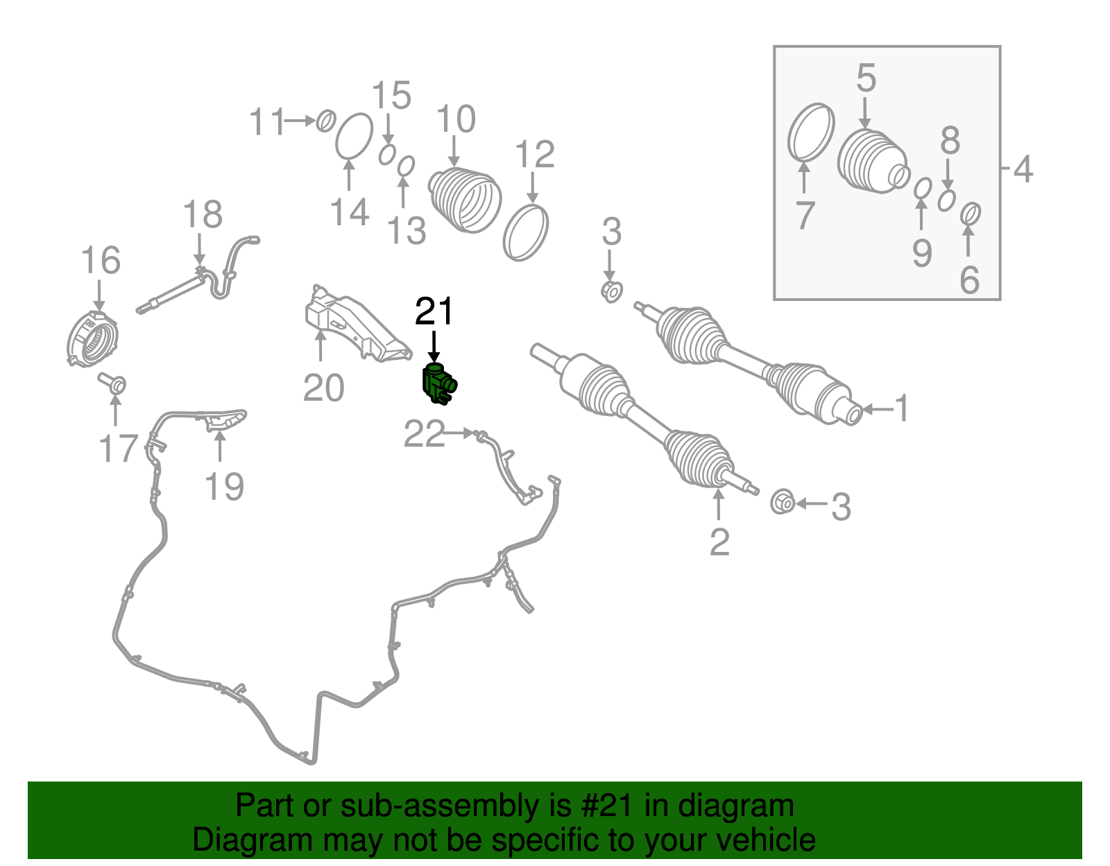 2007-2024 Ford 4WD Actuator 7L1Z-9H465-B | OEM Parts Online