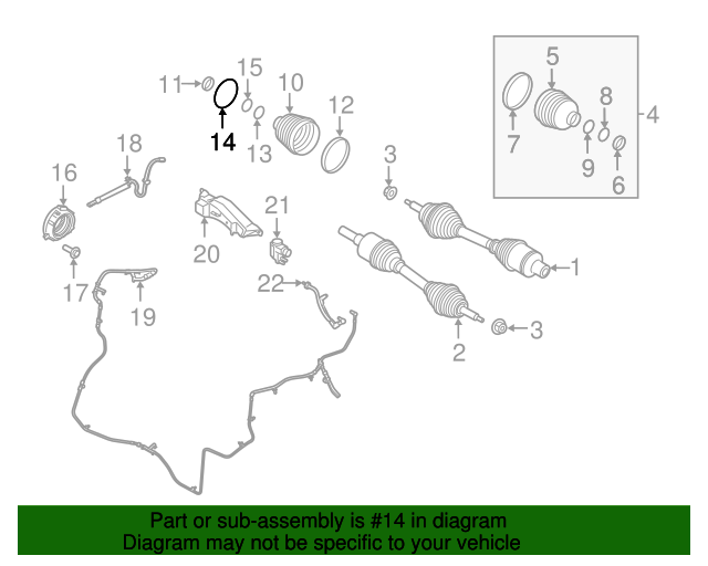 2018-2021 Ford Inner Boot Retainer Clip FL1Z-3B498-C | OEM Parts Online