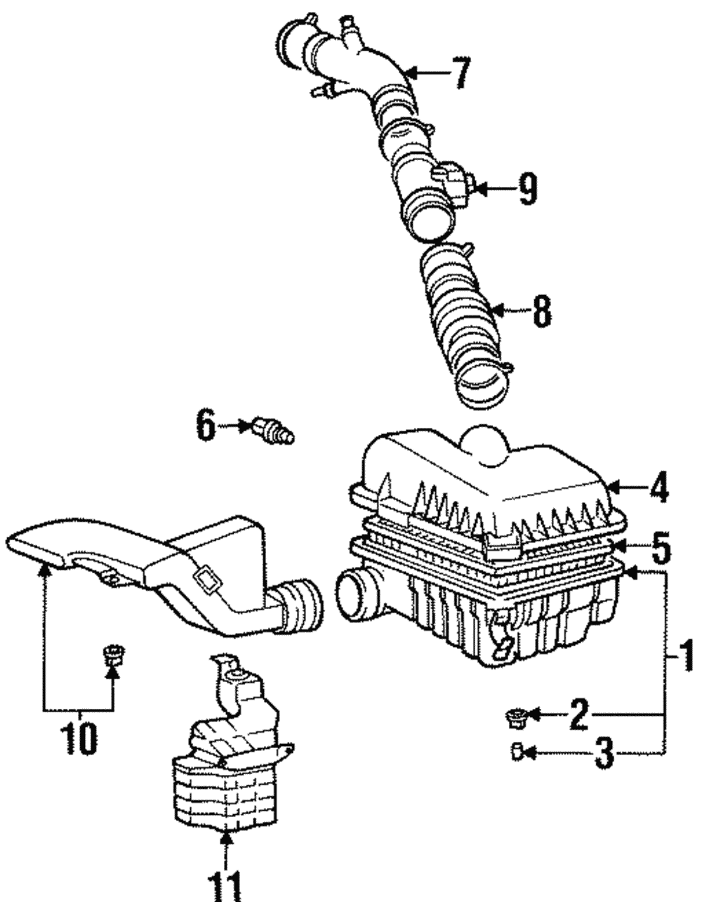 1996-2001 Hyundai Air Intake Temp Sensor 39340-23000 | World OEM Parts ...
