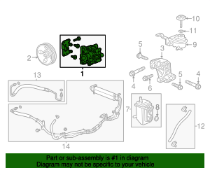 2011-2017 GM Power Steering Pump 13580490 GM | GMPartsDirect.com