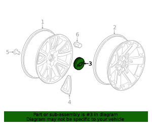 2014-2020 GM Wheel Trim Cap 20942001 | GMPartsDirect.com