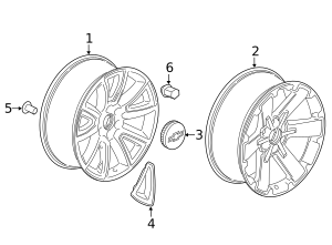 23220754 - 20x9-Inch Aluminum Wheel 2016-2019 GM | AutoNationParts.com