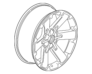 23220754 - 20x9-Inch Aluminum Wheel 2016-2019 GM | AutoNationParts.com