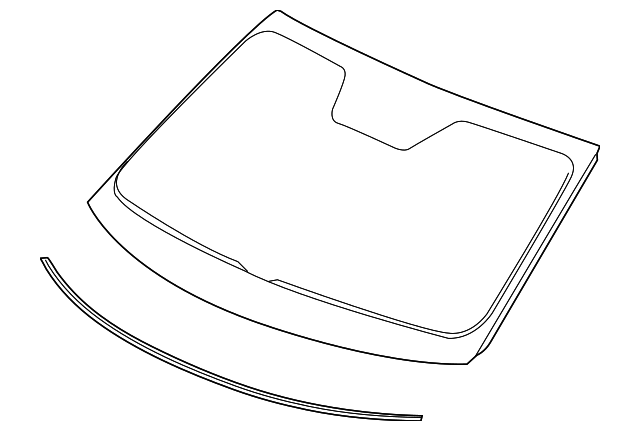 OEM 2020-2022 Honda Pilot Windshield 73111-TG7-A34 | Honda Automotive Parts