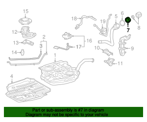 2011-2015 Scion Filler Pipe Shield 77291-52150 | Toyota Parts Center