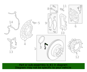 HCPZ-1107-B - Wheel Stud 2017-2024 Ford | Ford Parts Direct