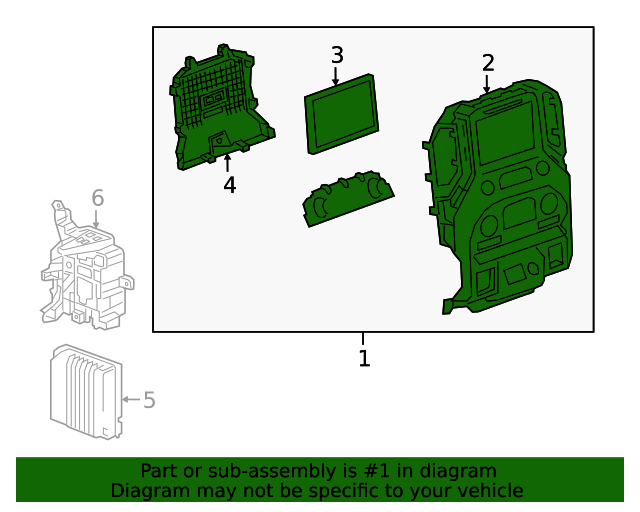 2019-2023 Chevrolet Radio Control 84746880 | OEM Parts Online