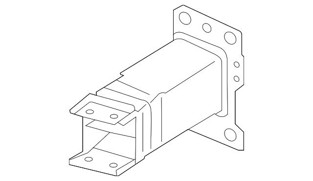 8W0-807-133 - Bumper Bracket 2017-2024 Audi A4 allroad | Audi OEM Parts