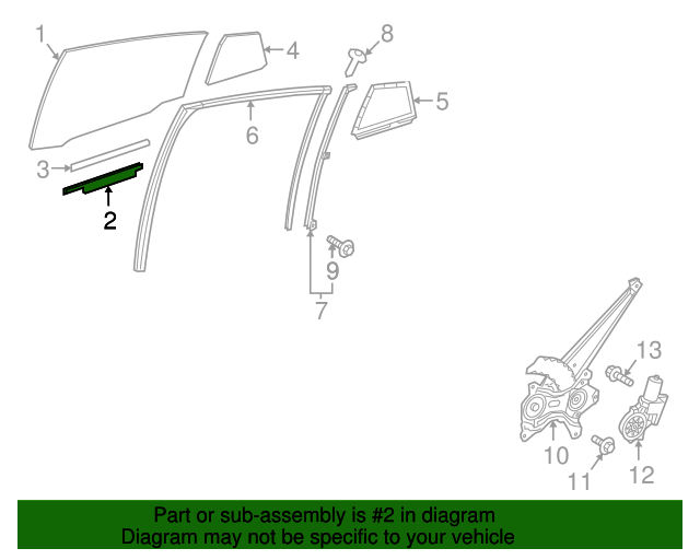 69905-0R030 - Lift Channel - 2012-2020 Toyota | Lithia Toyota Parts