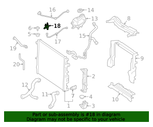 000-506-10-00 - HVAC Heater Control Valve 2020-2024 Mercedes-Benz ...