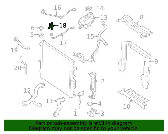 000-506-10-00 - HVAC Heater Control Valve 2020-2024 Mercedes-Benz ...