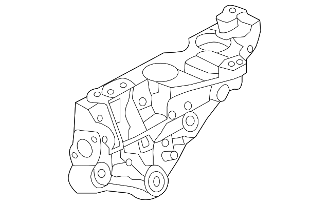 2014-2018 Jeep Grand Cherokee Egr Cooler Bracket 68280314AA | Mopar ...