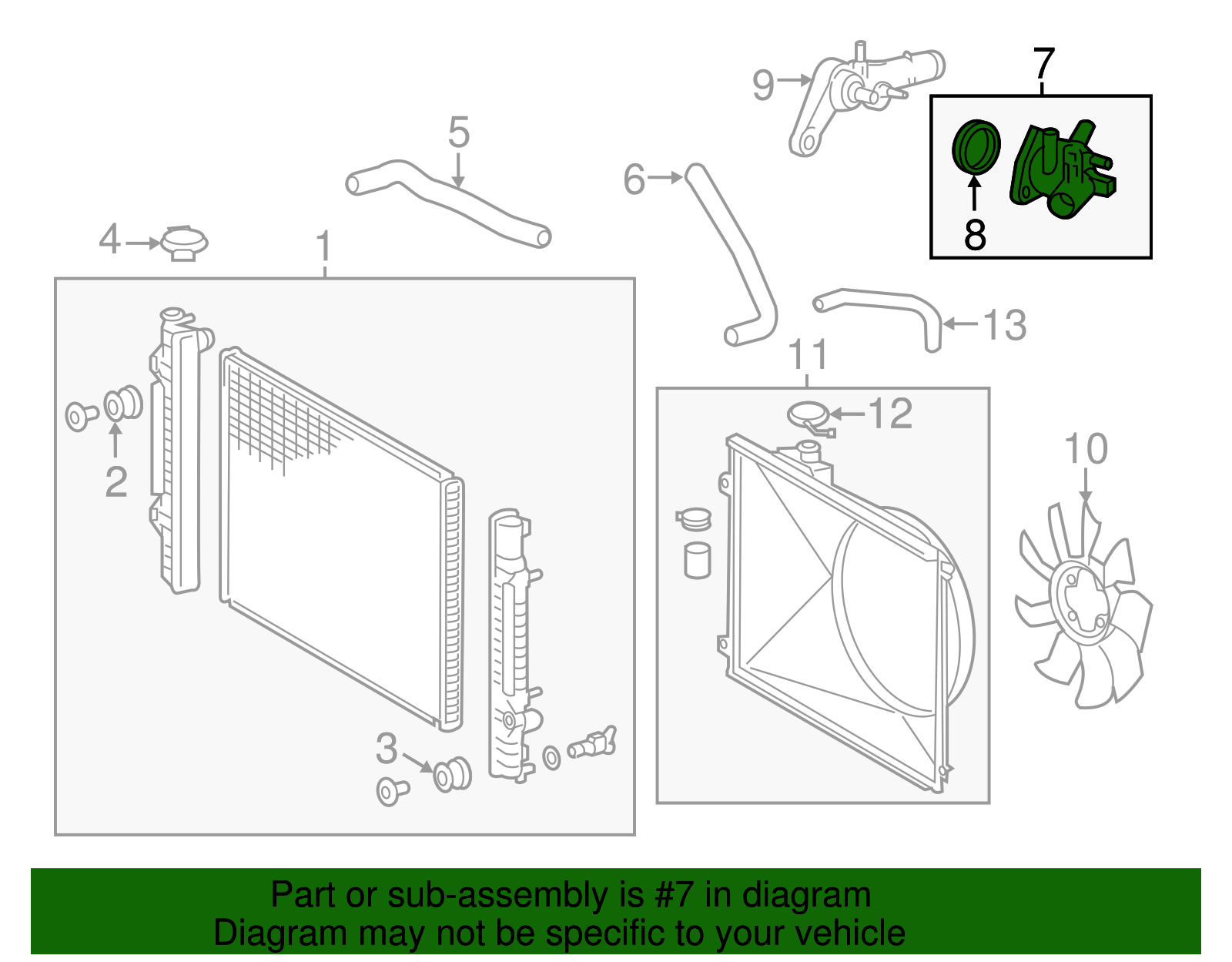 16031-31051 - Water Inlet 2016-2023 Toyota Tacoma | Longo Toyota Parts
