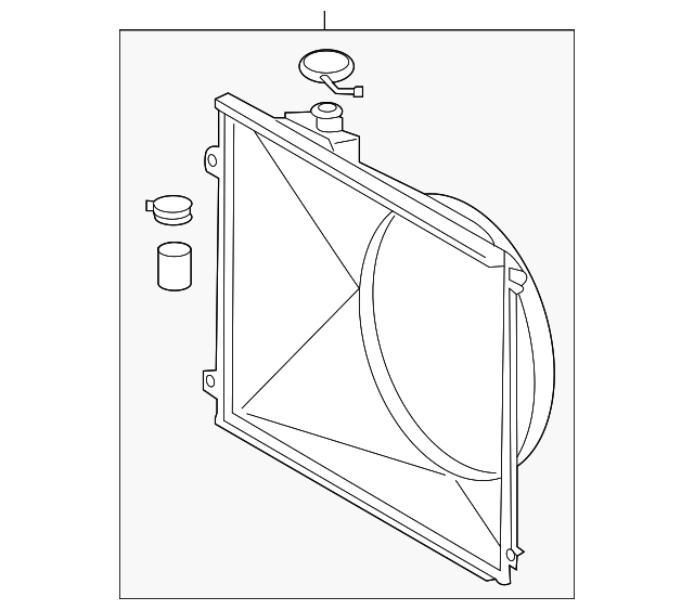 Toyota OEM Engine Cooling Fan Shroud Part# 16711-0P320 | OEM Vehicle Parts