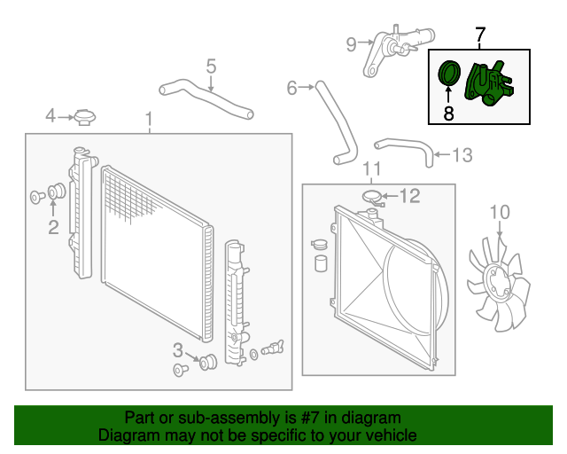16031-31061 - Water Inlet - 2016-2023 Toyota Tacoma | OEM Genuine ...