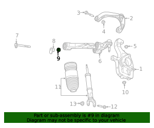 2006-2024 Mopar Lower Control Arm Nut 06509764AA | Mopar Parts Canada