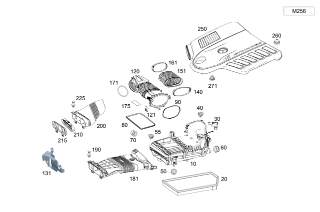 167-500-66-00 - Air Duct Segment 2020-2025 Mercedes-Benz | Mercedes ...