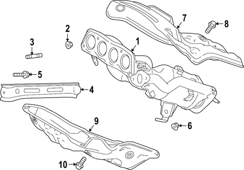 Exhaust Manifold for 2022 Lexus NX250 | My L Parts