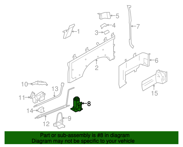 1992-2024 Ford Jack Assembly 2L5Z-17080-AA | Varsity Ford