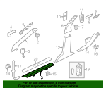 Genuine Front Sill Plate for 2007-2018 Volvo | Part# 39810361 | Over 30 ...