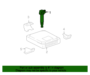 90919-02237 - Direct Ignition Coil - 2000-2004 Toyota Tacoma | OEM ...