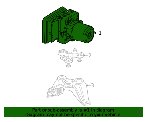 2021-2023 Mercedes-Benz ABS Hydraulic Assembly 167-900-18-20 ...