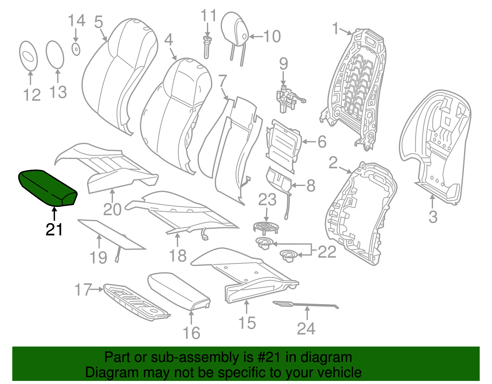 2017-2019 Mercedes-Benz Seat Cover 205-910-69-13-8T35 | Retail ...