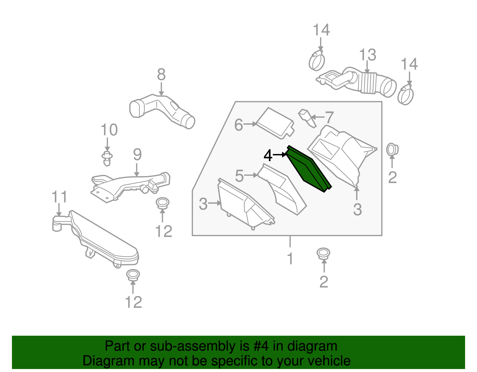 2007-2021 Nissan Air Filter 16546-ED000 | Team Nissan Inc.