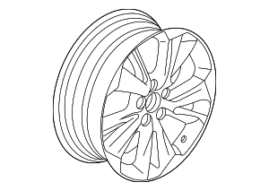 2021-2024 Honda Odyssey W Wheel (19X7) (1 2J) 42700-THR-A41 | Honda ...