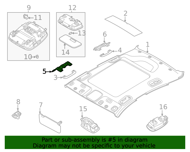 2020-2021 Hyundai Sonata Grip Handle Bracket 85331-L1500 | OEM Parts Online