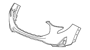 2018-2021 GMC Terrain GM 84418636 Primed Front Bumper Upper Fascia | GM ...