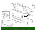 2018-2021 GMC Terrain Exterior Bumper Fascia Protector Appliqu ...