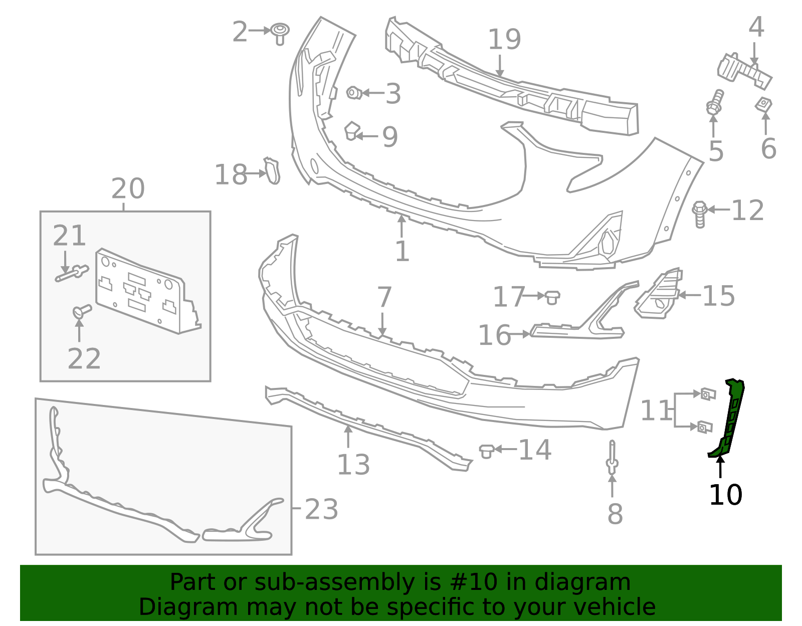 2018-2024 GMC Terrain Reinforcement 84418637 GM | GMPartsDirect.com