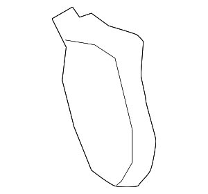 2018-2021 GMC Terrain Primed Front Bumper Fascia Tow Eye Access Hole ...