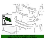 2018-2020 GMC Terrain OEM NEW 2018-2020 GM GMC Terrain License Bracket ...
