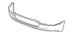 2018-2021 GMC Terrain Black Front Bumper Lower Fascia 84248519 GM ...