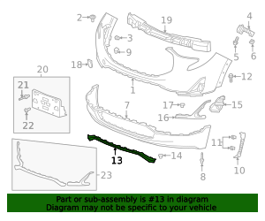 2018-2021 GMC Terrain Exterior Bright Chrome Front Bumper Fascia Lower ...