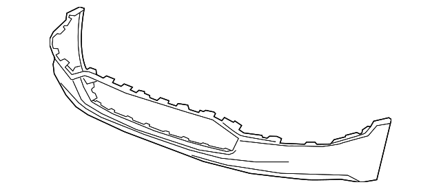 2018-2020 GMC Terrain Black Front Bumper Lower Fascia 23394893 | QuirkParts