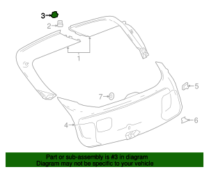 2017-2022 GM Trim Finish Panel Clip 11601836 | GMPartsDirect.com