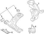 VW Control Arms At Discount Prices | OEM Parts Online