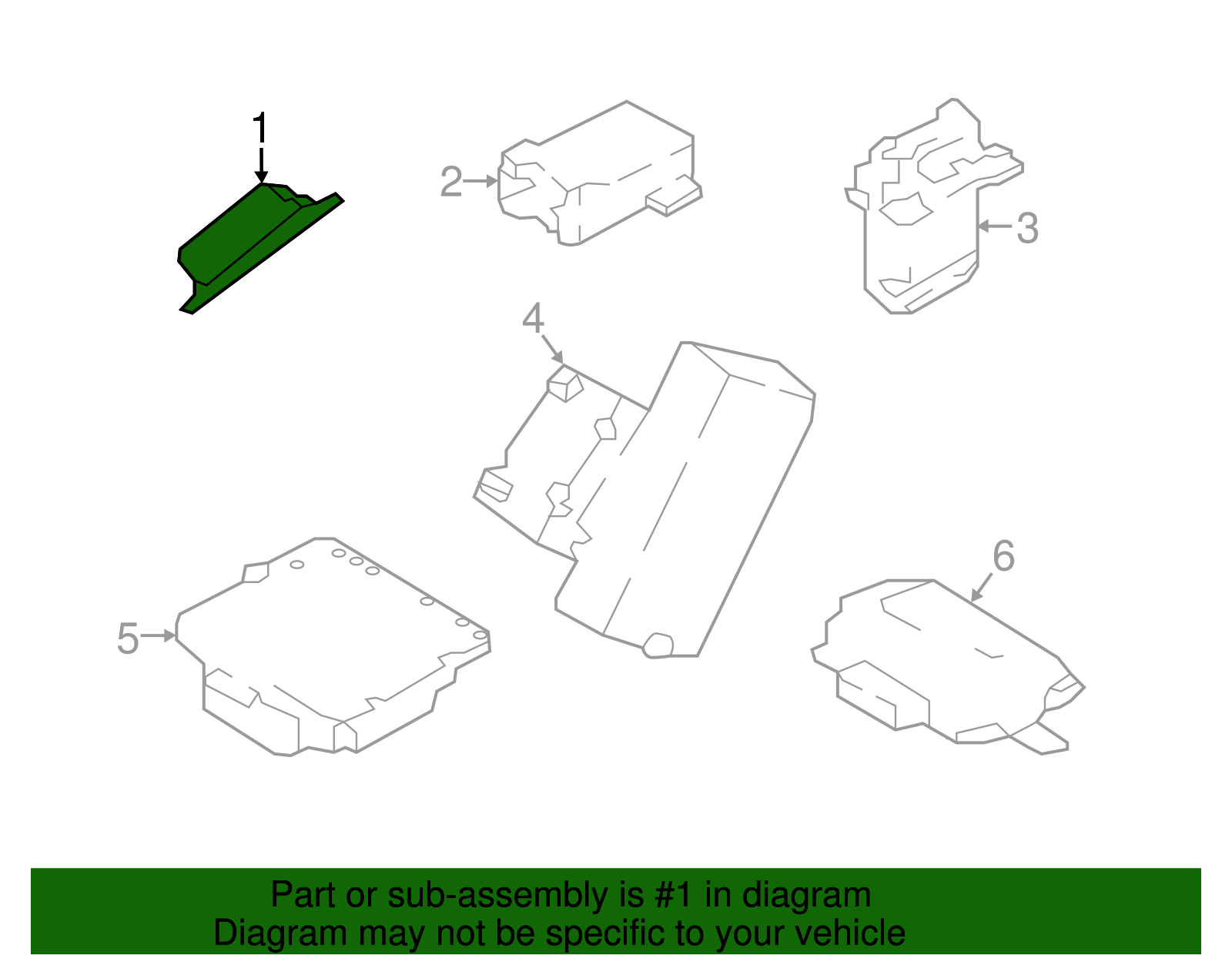 2017-2025 Ford | Res Power Module | HU5Z-14G490-C | Walls' Ford Parts