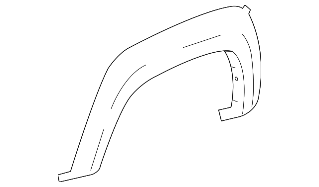 2004-2012 GM Primed Passenger Side Rear Fender Flare 25937108 | GMPartsNow