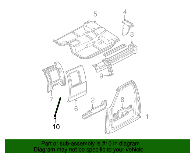 1988-2000 GM Bracket 15591848 | TascaParts.com