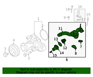 2021-2023 Ford F-150 Thermostat Housing ML3Z-8A586-B | OEM Parts Online