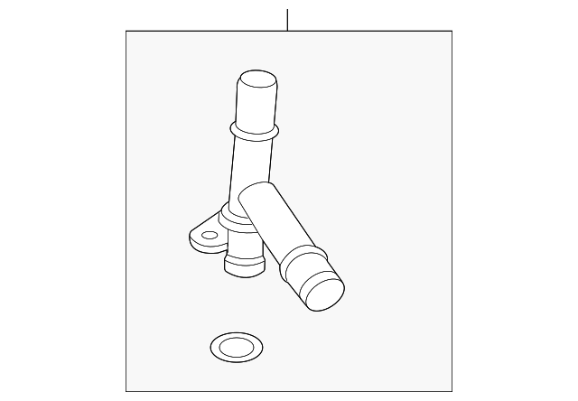 ML3Z-18663-A - Water Pipe 2021-2025 Ford F-150 | Big 3 Auto Parts