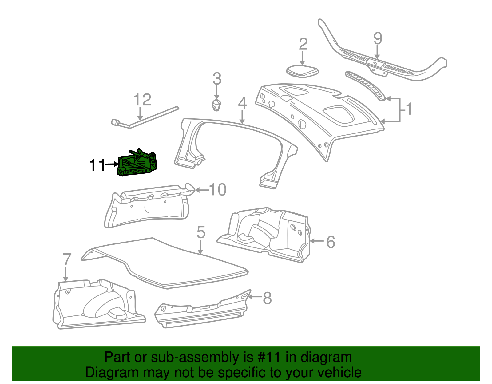 1998-2007 Ford Jack Assembly 1F1Z-17080-AA | Ford OEM Parts Outlet