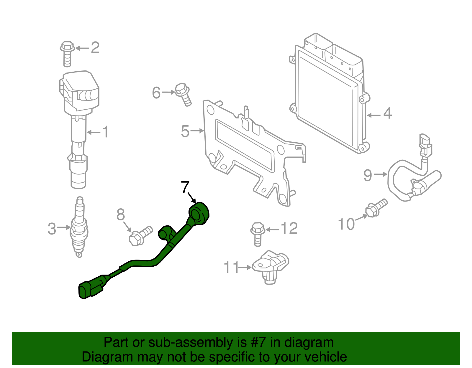 2011-2022 Hyundai Knock Sensor 39250-2E000 | Retail Performance Auto Parts