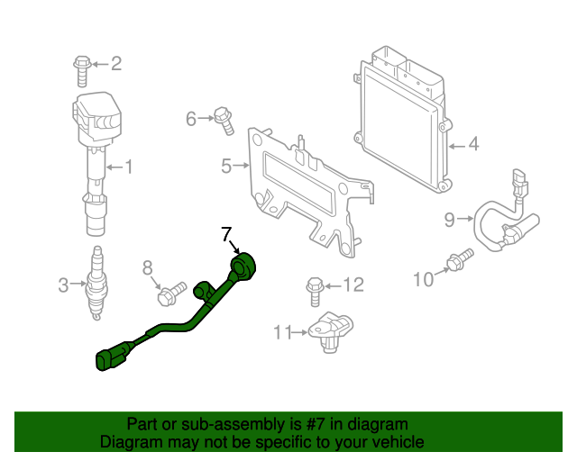 Genuine Knock Sensor for 2011-2022 Hyundai | Part# 39250-2E000 | Hyundai OEM Parts Direct